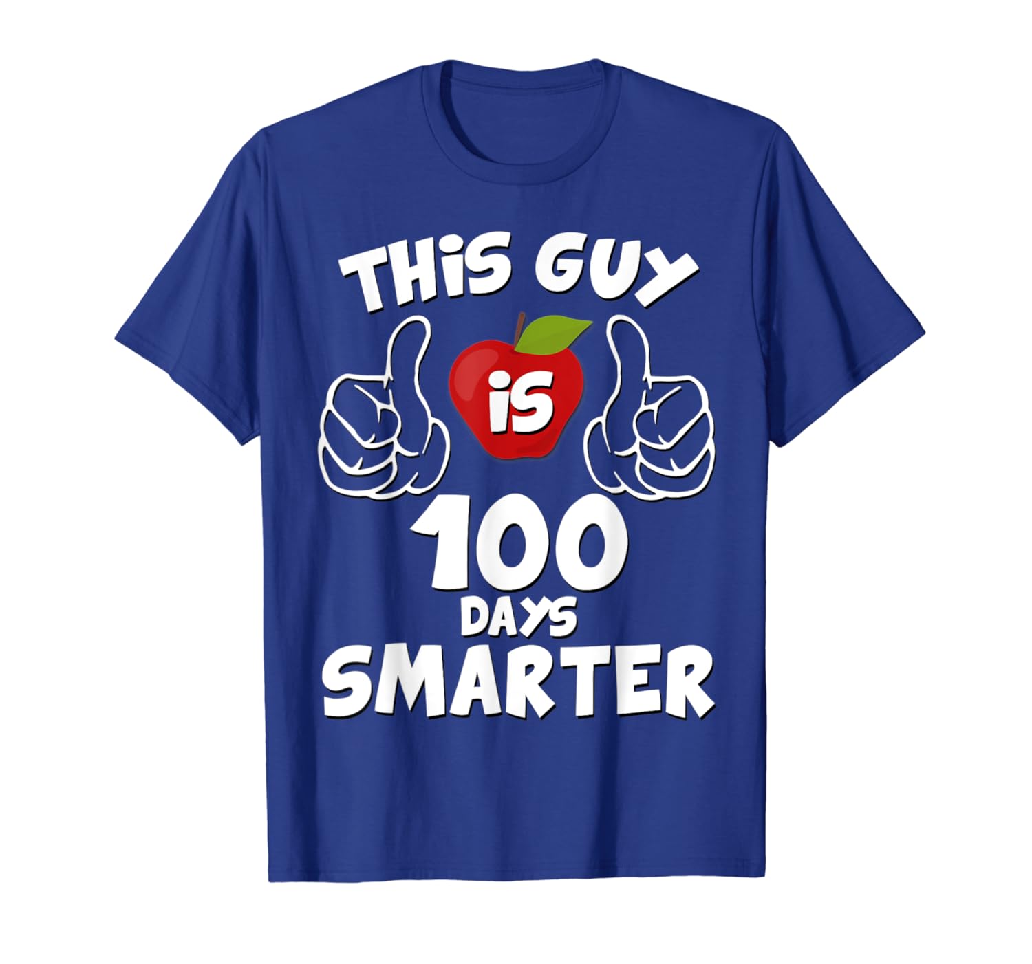 100 Days Of School Shirt This Guy Is 100 Days Smarter Gift 100-days-of-school-shirt-this-guy-is-100-days-smarter-gift